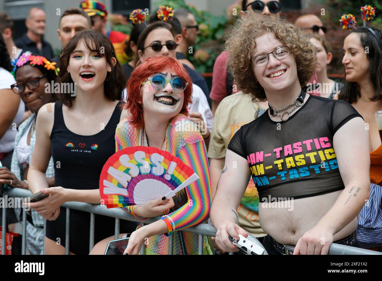 New York, USA, June 30, 2024 - Thousands of people marched in the New ...