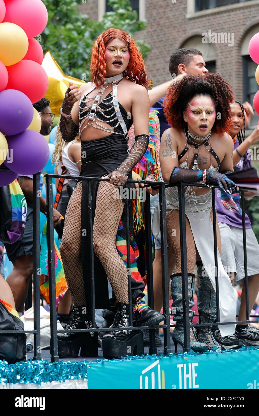 New York, USA, June 30, 2024 - Thousands of people marched in the New York City Pride Parade ...