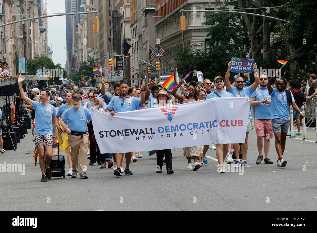 New York, USA, June 30, 2024 - Thousands of people marched in the New ...