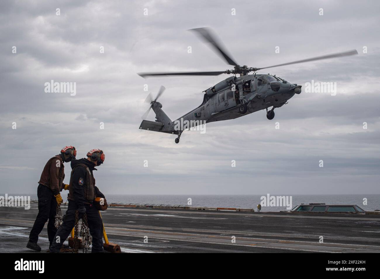 EAST CHINA SEA (June 28, 2024) An MH-60S Sea Hawk, assigned to the ...