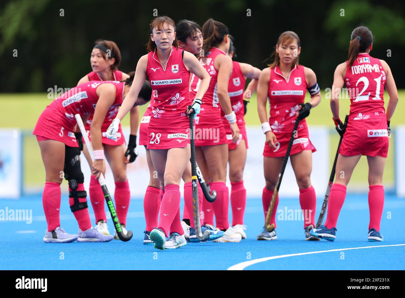Oi Hockey Stadium Main Pitch, Tokyo, Japan. 30th June, 2024. Japan team ...