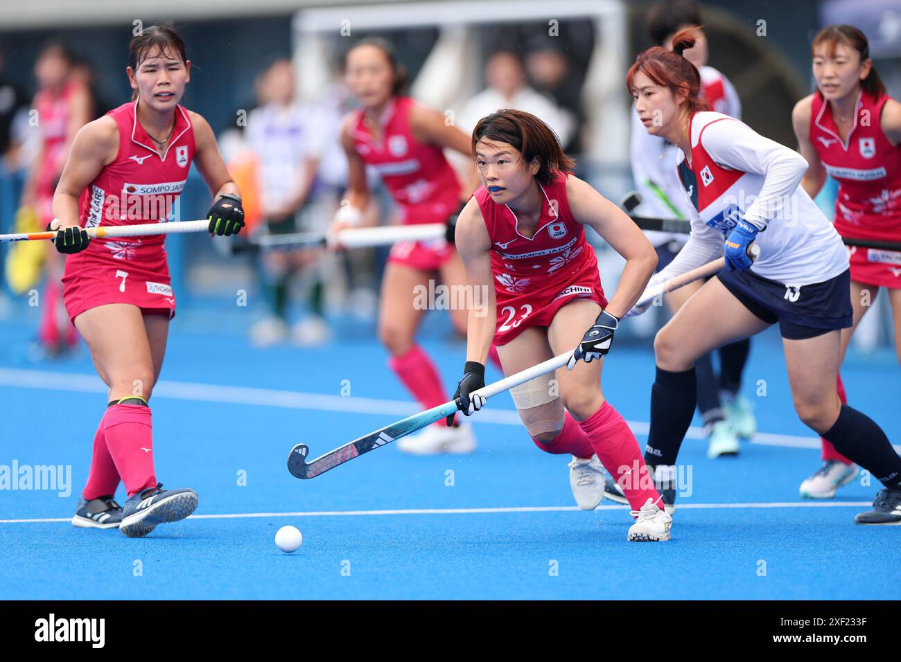 Oi Hockey Stadium Main Pitch, Tokyo, Japan. 30th June, 2024. Saki ...