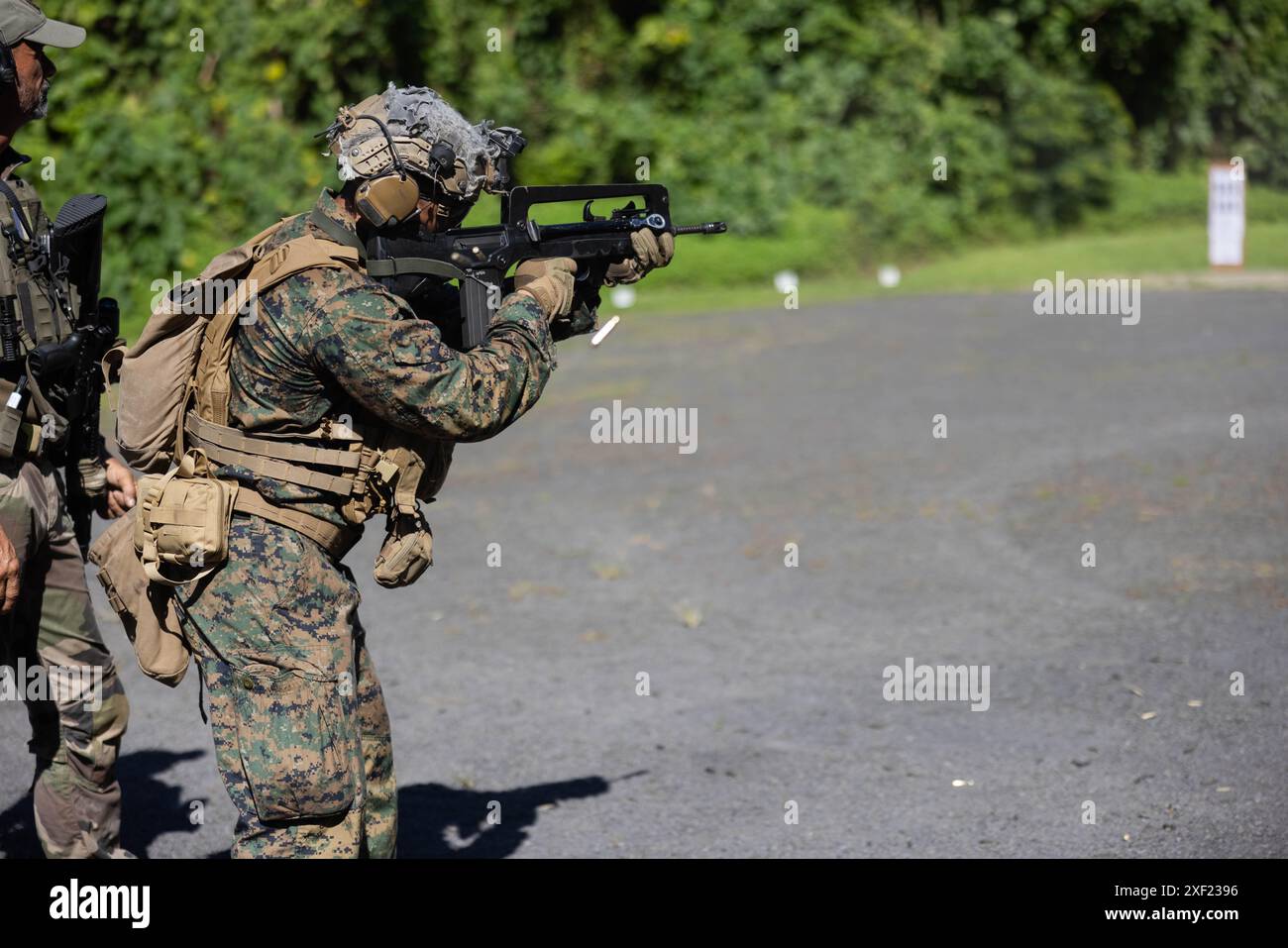 U.S. Marine Corps Cpl. Isaiah Castro, a squad leader with Bravo Company ...