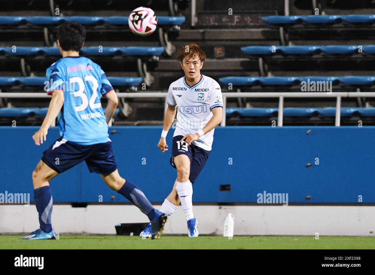 NHK Spring Mitsuzawa Football Stadium, Kanagawa, Japan. 29th June, 2024. Manabu Saito (Azul ...