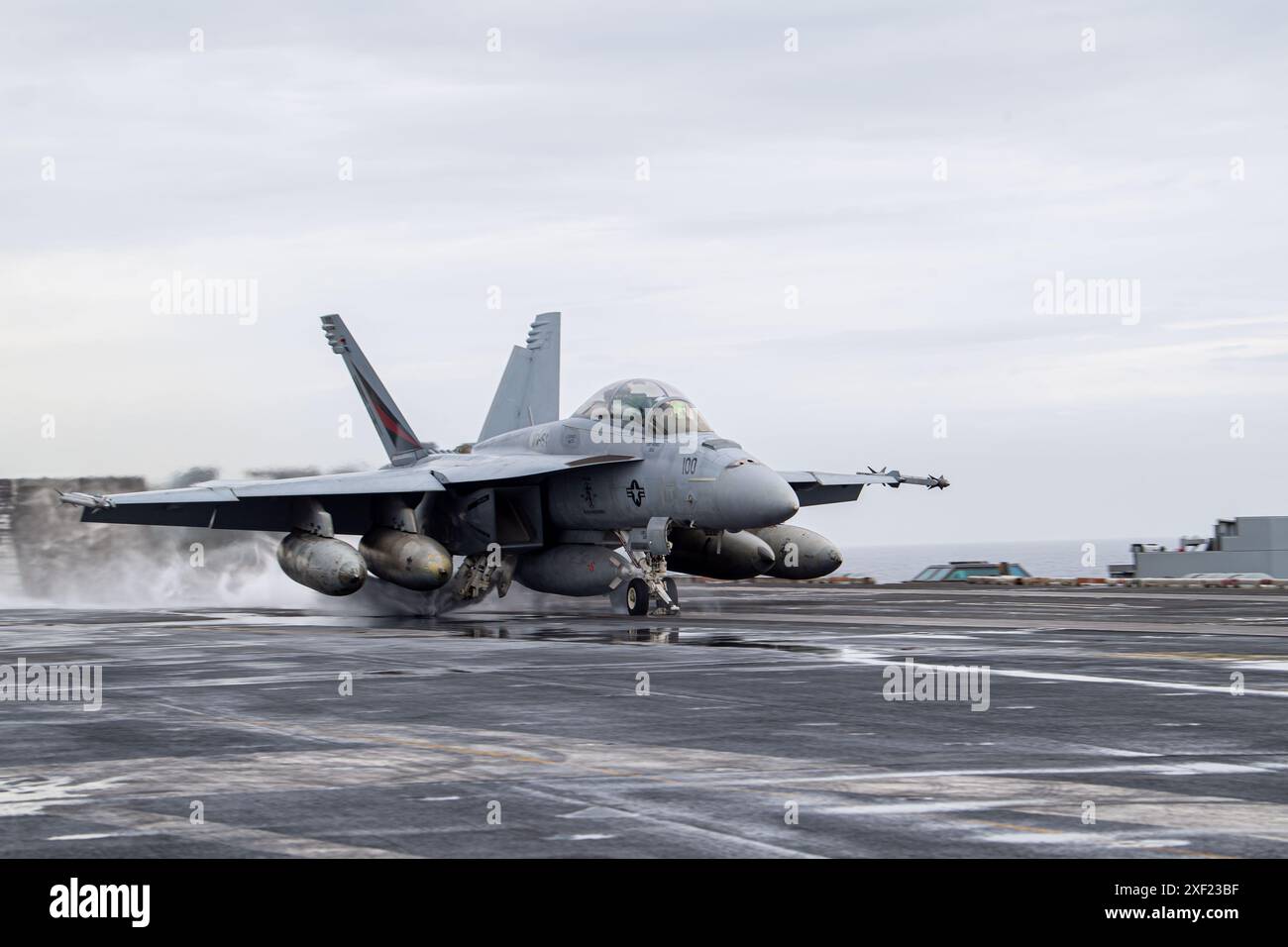 EAST CHINA SEA (June 28, 2024) An F/A-18F Super Hornet, assigned to the ...