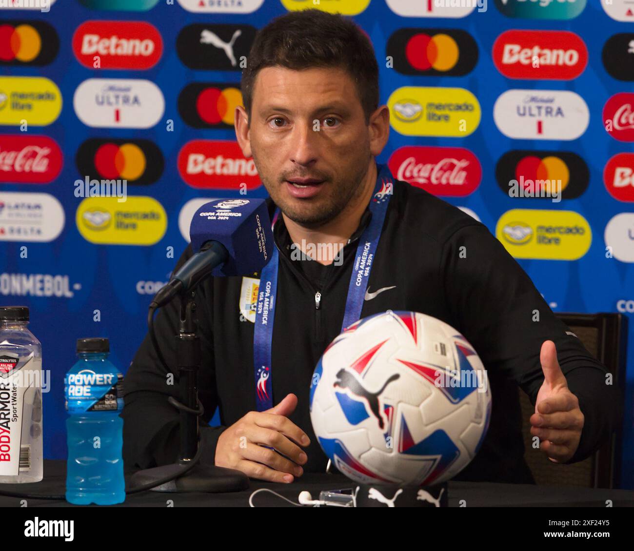 Kansas City, Missouri, USA. 30th June, 2024. Pictured is Team Uruguay ...