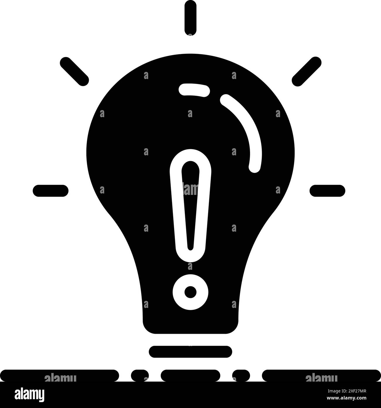 Icon for except,lightbulb Stock Vector Image & Art - Alamy