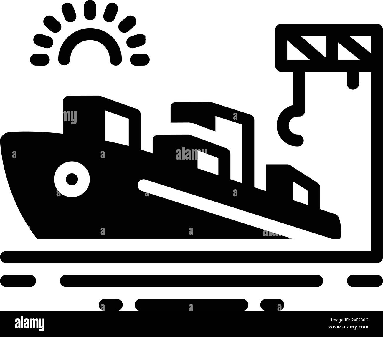 Icon for port,seaport Stock Vector Image & Art - Alamy