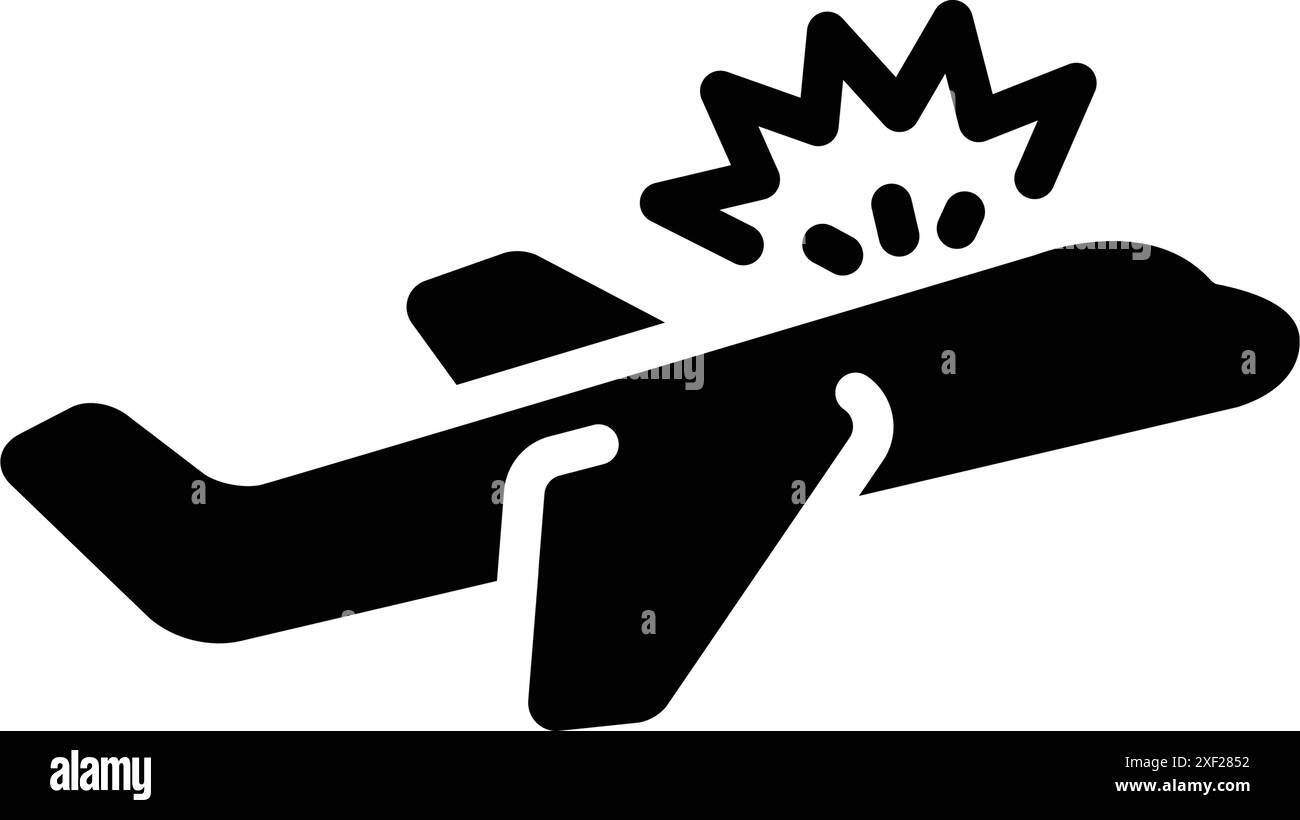 Aviation crash Stock Vector Images - Alamy