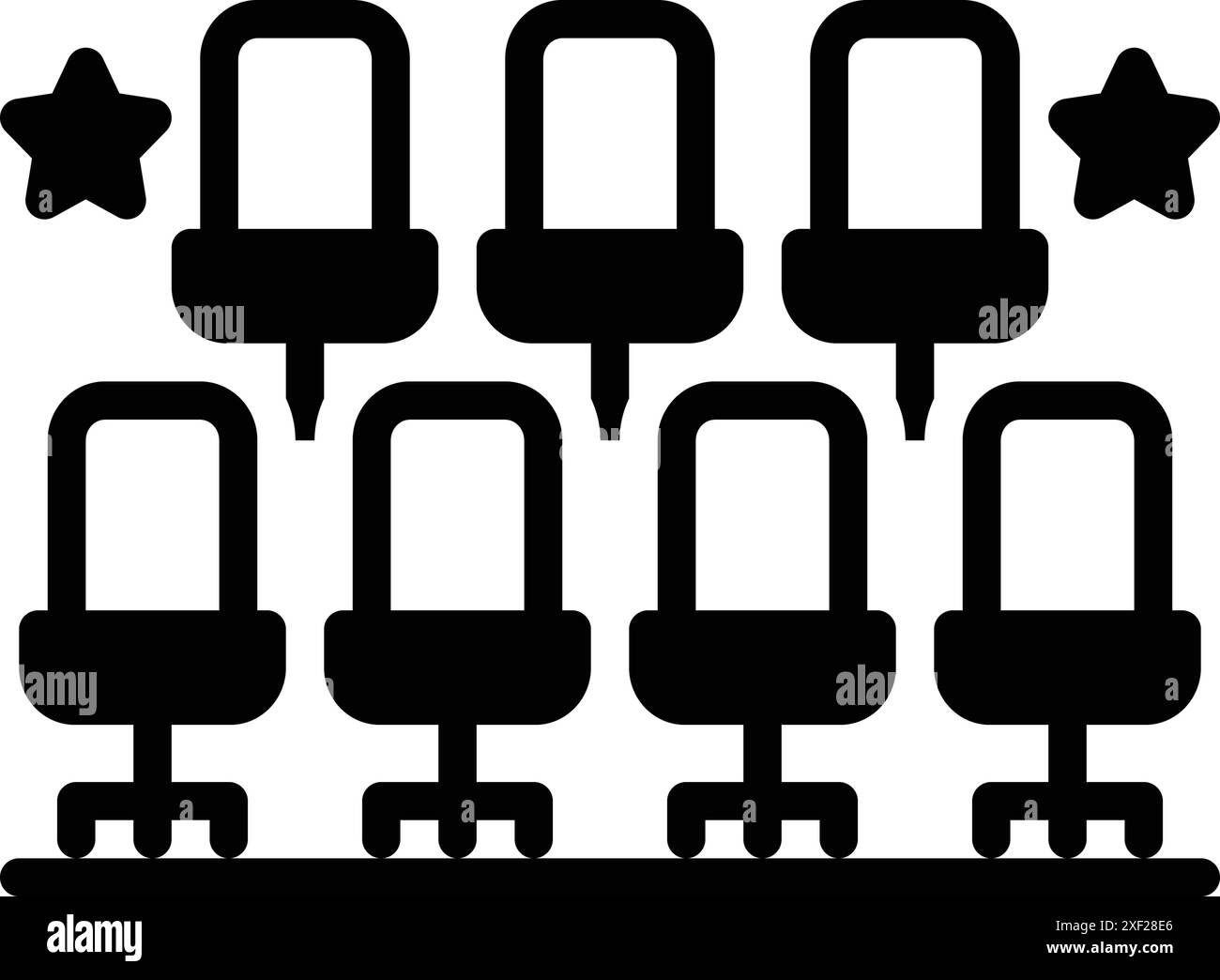 Icon for arrangement,sitting arrangement Stock Vector Image & Art - Alamy