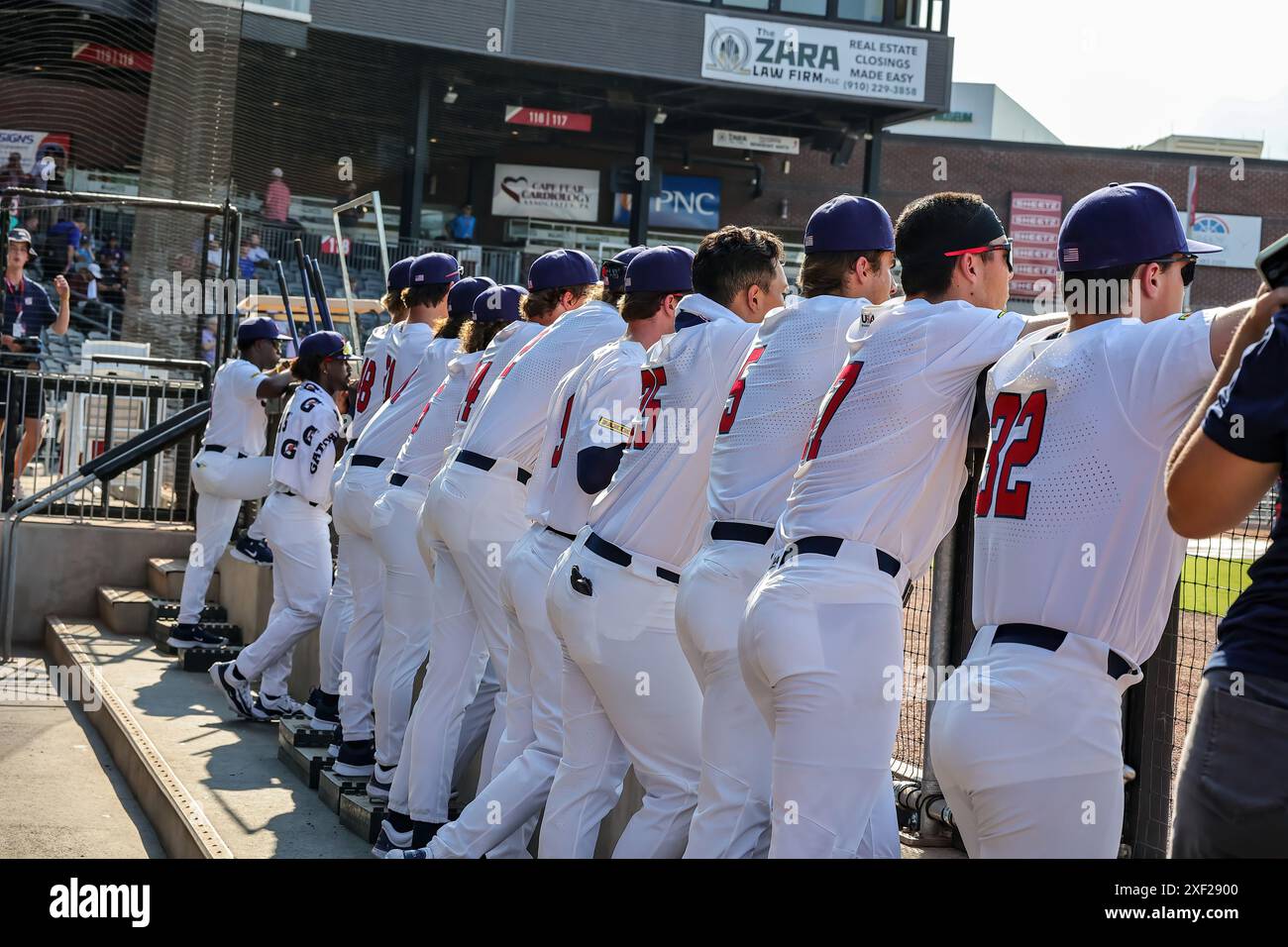 June 29, 2024, Fayetteville, North Carolina, USA: Team USA looks on ...