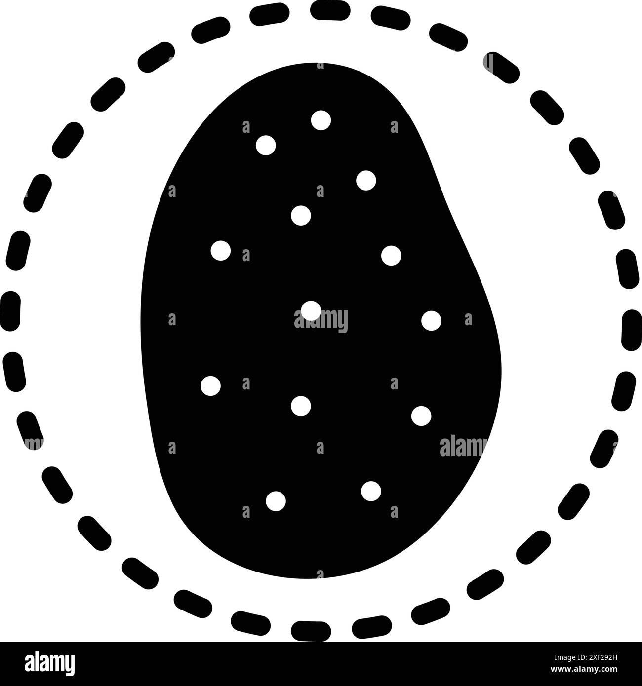 Potato icon logo sign Black and White Stock Photos & Images - Alamy