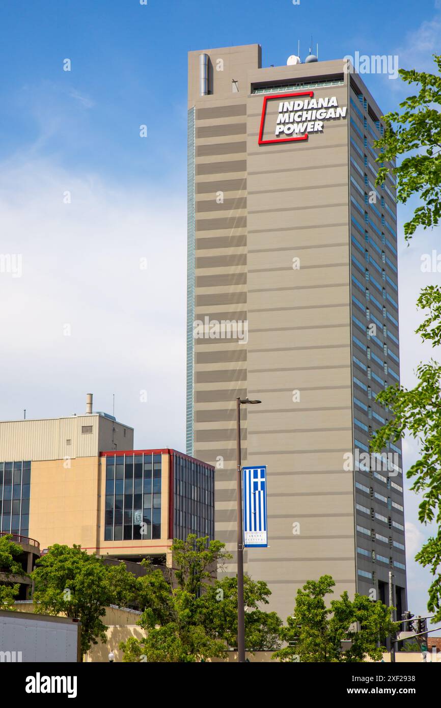 Indiana michigan power building hi-res stock photography and images - Alamy