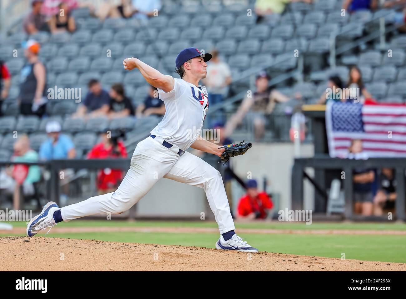 June 29, 2024, Fayetteville, North Carolina, USA: Team USA Pitcher ...