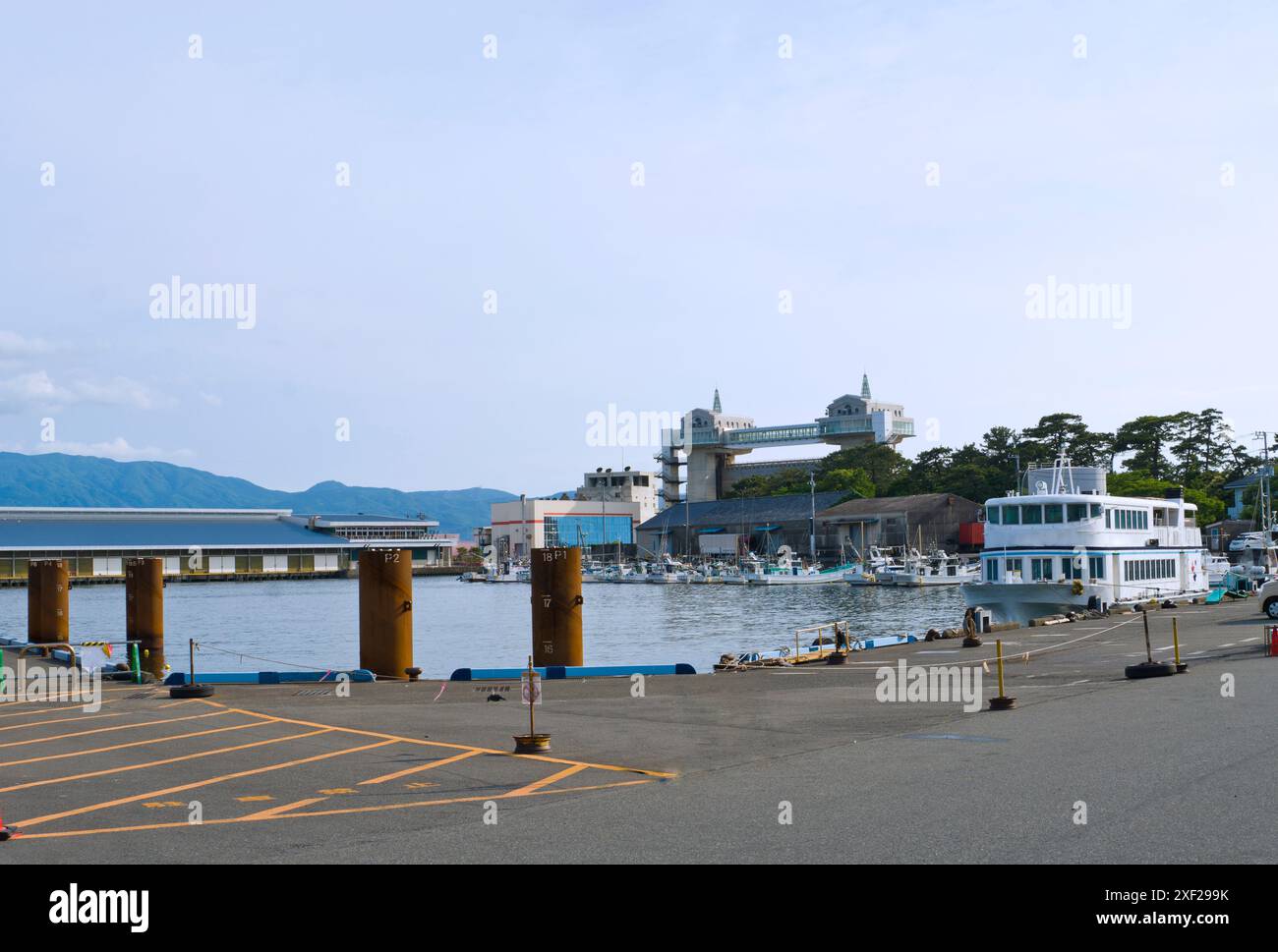 Numazu large flood gate at Namazu port in Shizuoka, Chubu, Japan Stock ...
