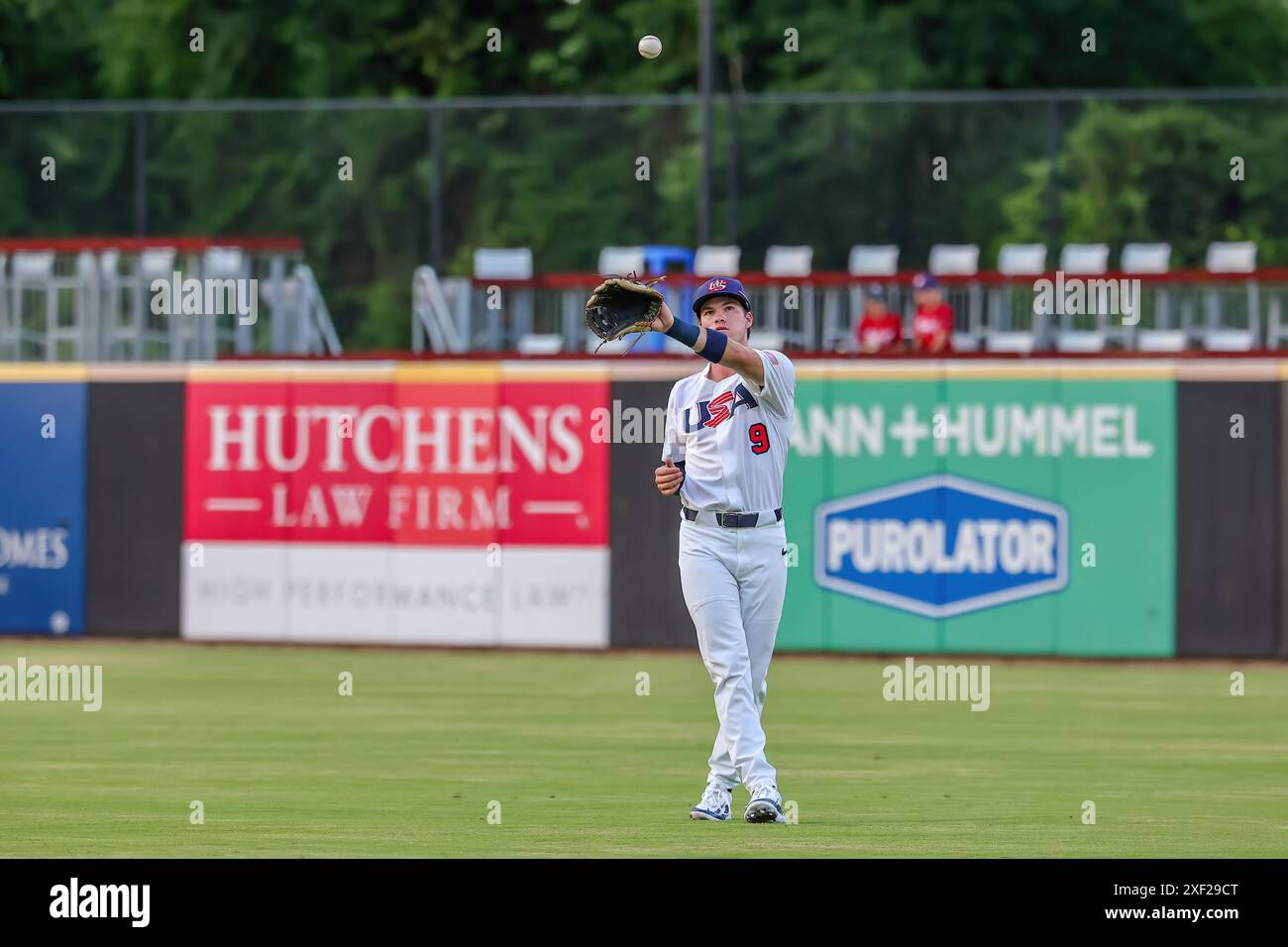 June 29, 2024, Fayetteville, North Carolina, USA: Team USA Outfielder ...
