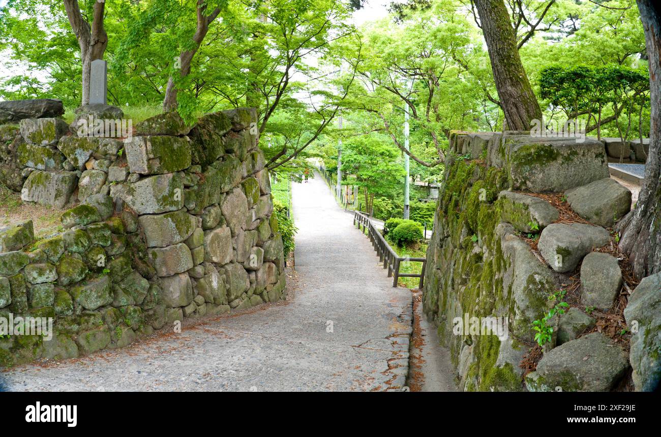 Okazaki castle in Aichi prefecture, Chubu, Japan Stock Photo - Alamy