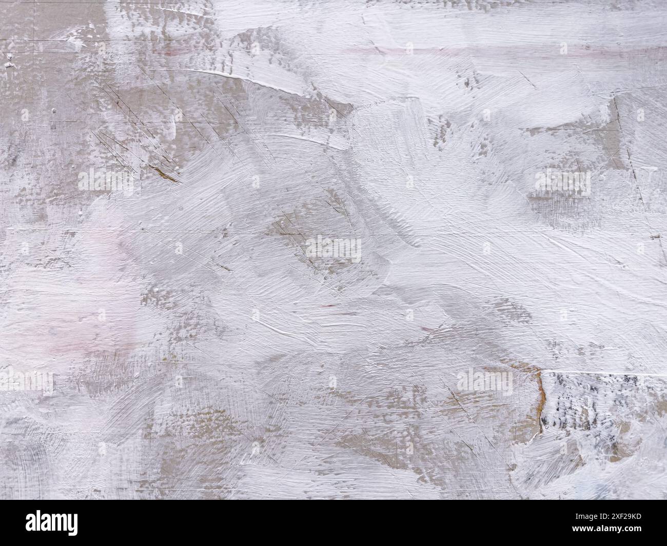 weathered gray background hand painted with white acrylic paint Stock ...