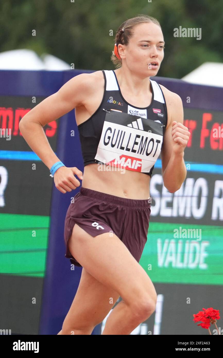 GUILLEMOT Agathe Hba - S/l Ta Rennes HEAT 1500 M WOMEN during the ...