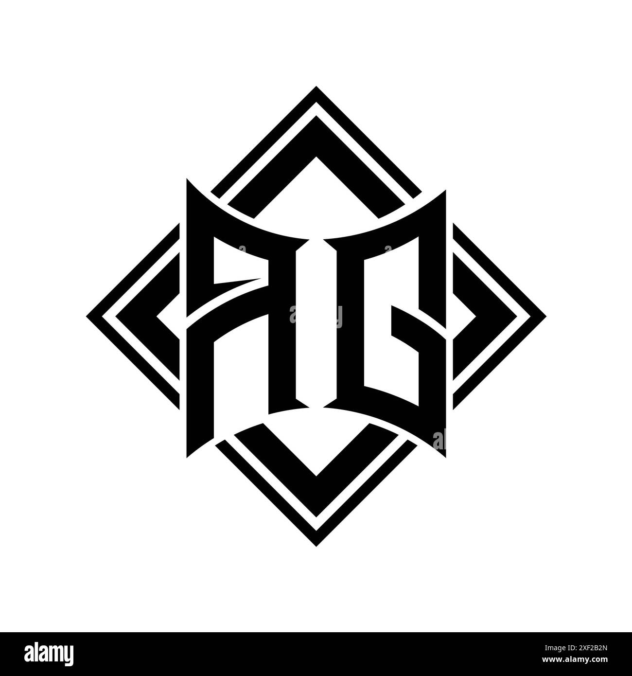 Ag logo design Cut Out Stock Images & Pictures - Alamy