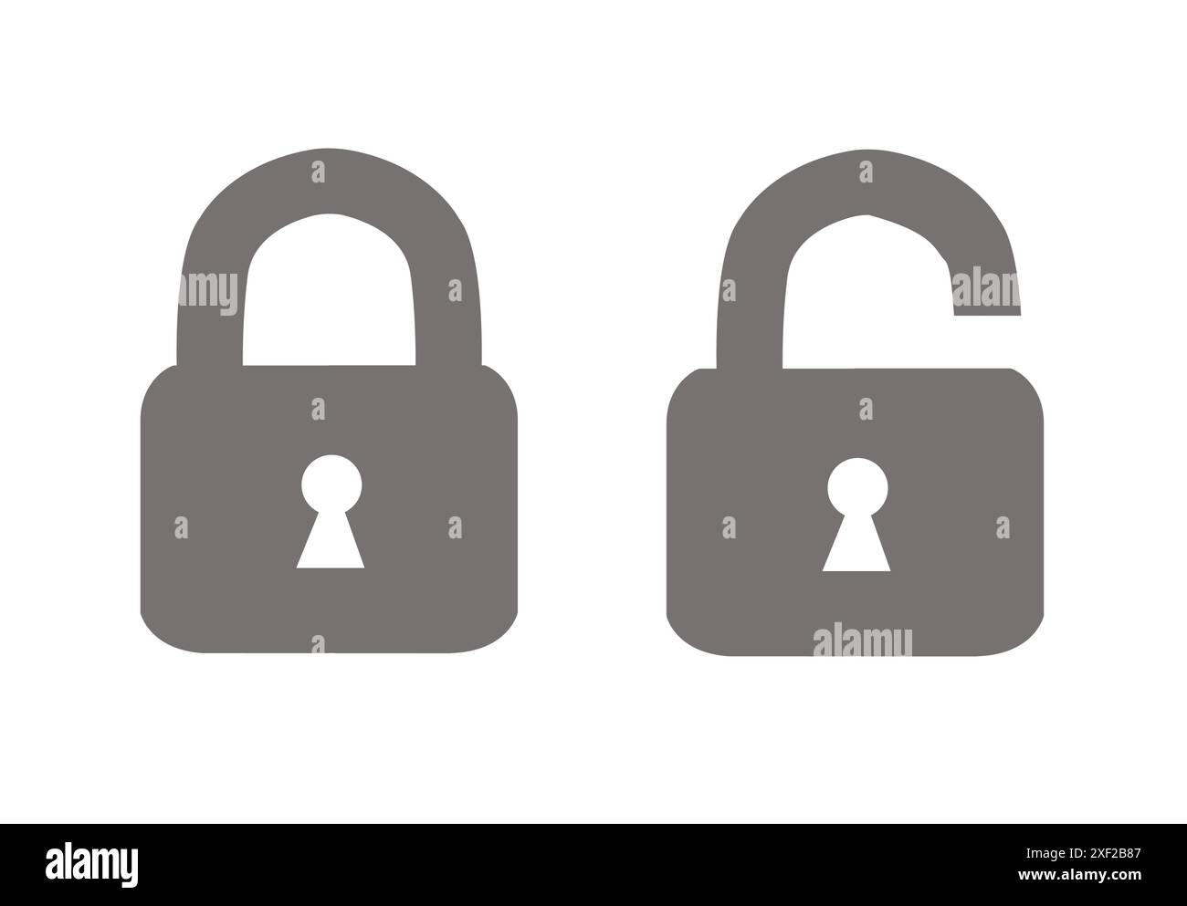 padlock icon symbol vector illustration Stock Vector Image & Art - Alamy