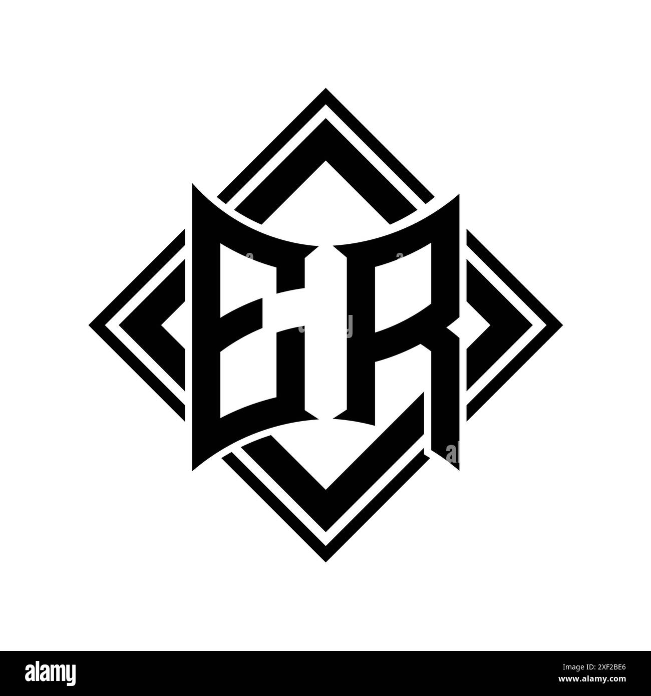 Er logos hi-res stock photography and images - Alamy