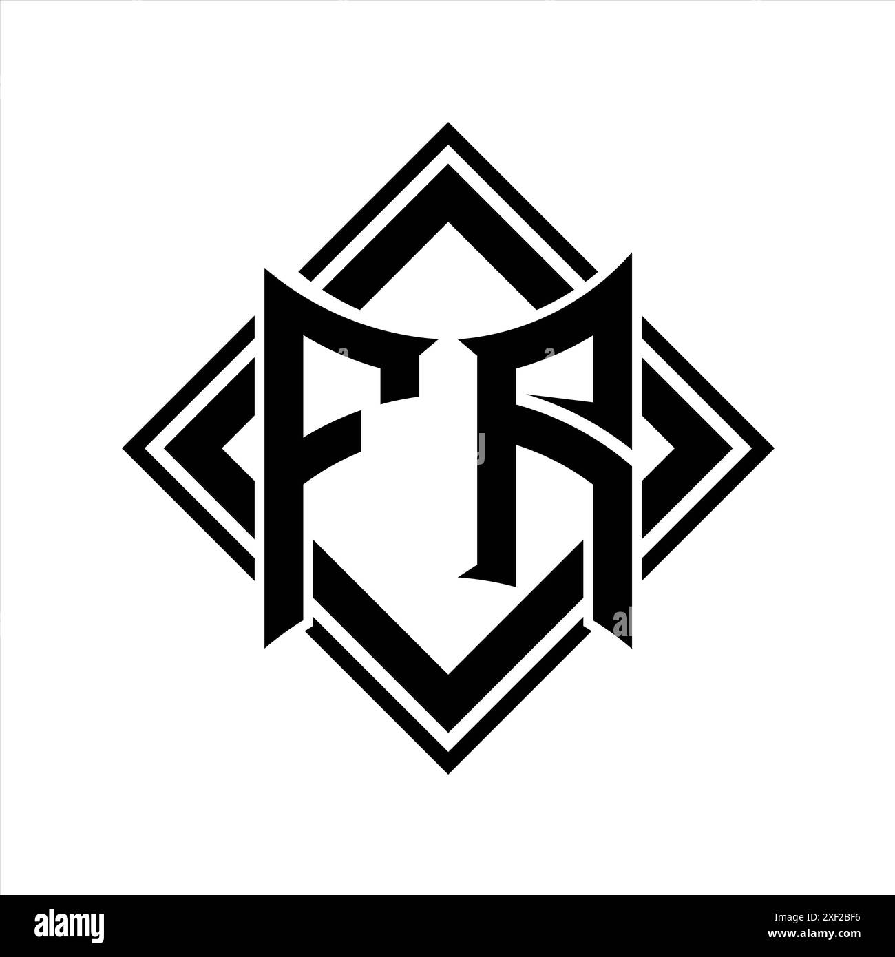 Fa logo design hi-res stock photography and images - Alamy