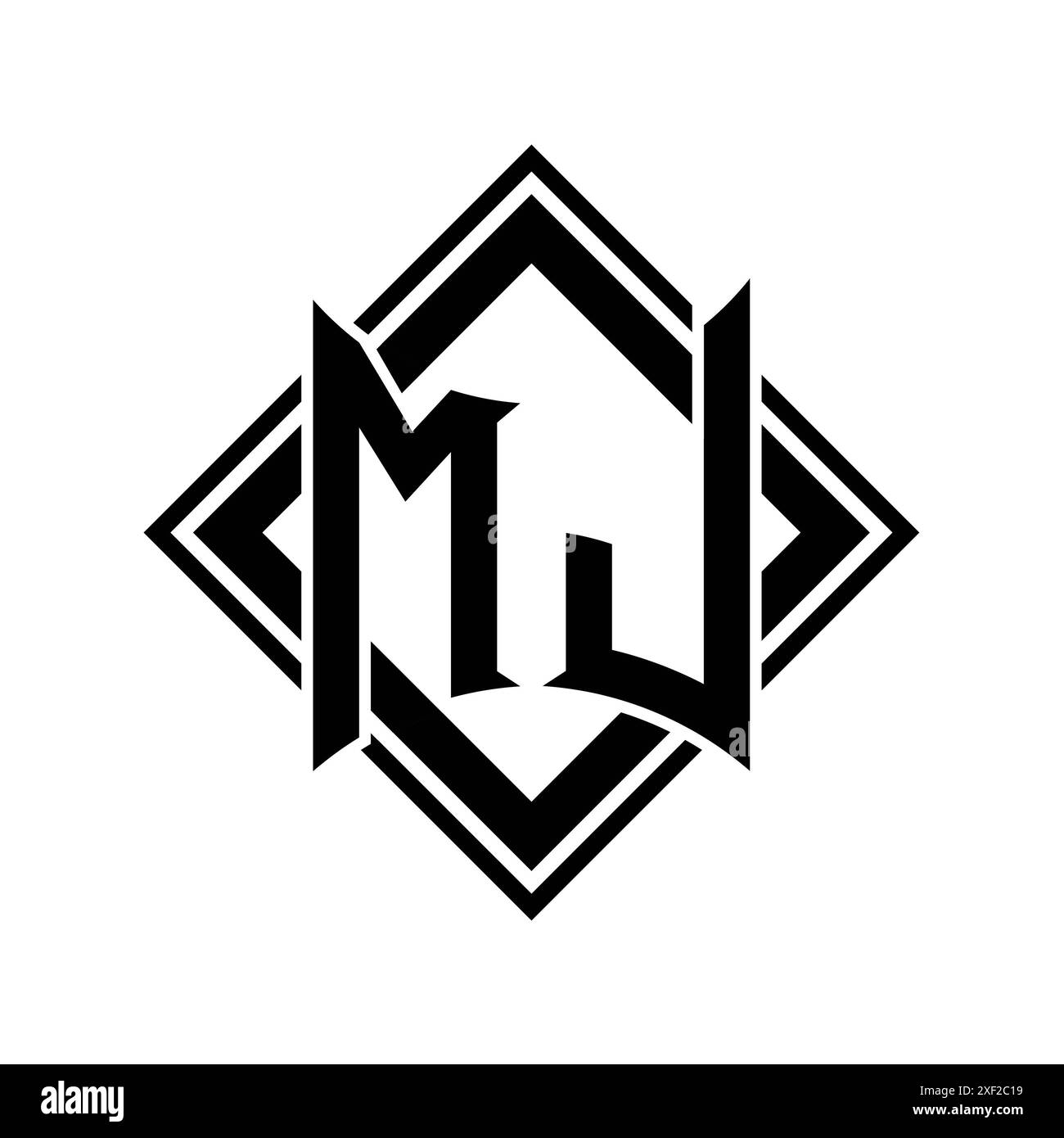 Letter mj logo hi-res stock photography and images - Alamy