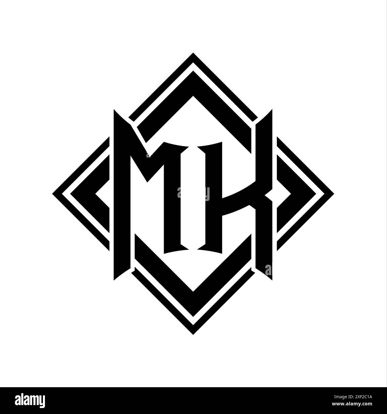 Letter mk logo hi-res stock photography and images - Alamy