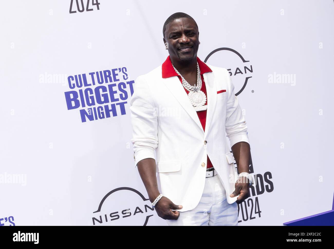 Los Angeles, USA. 30th June, 2024. Akon attends the arrivals of the ...