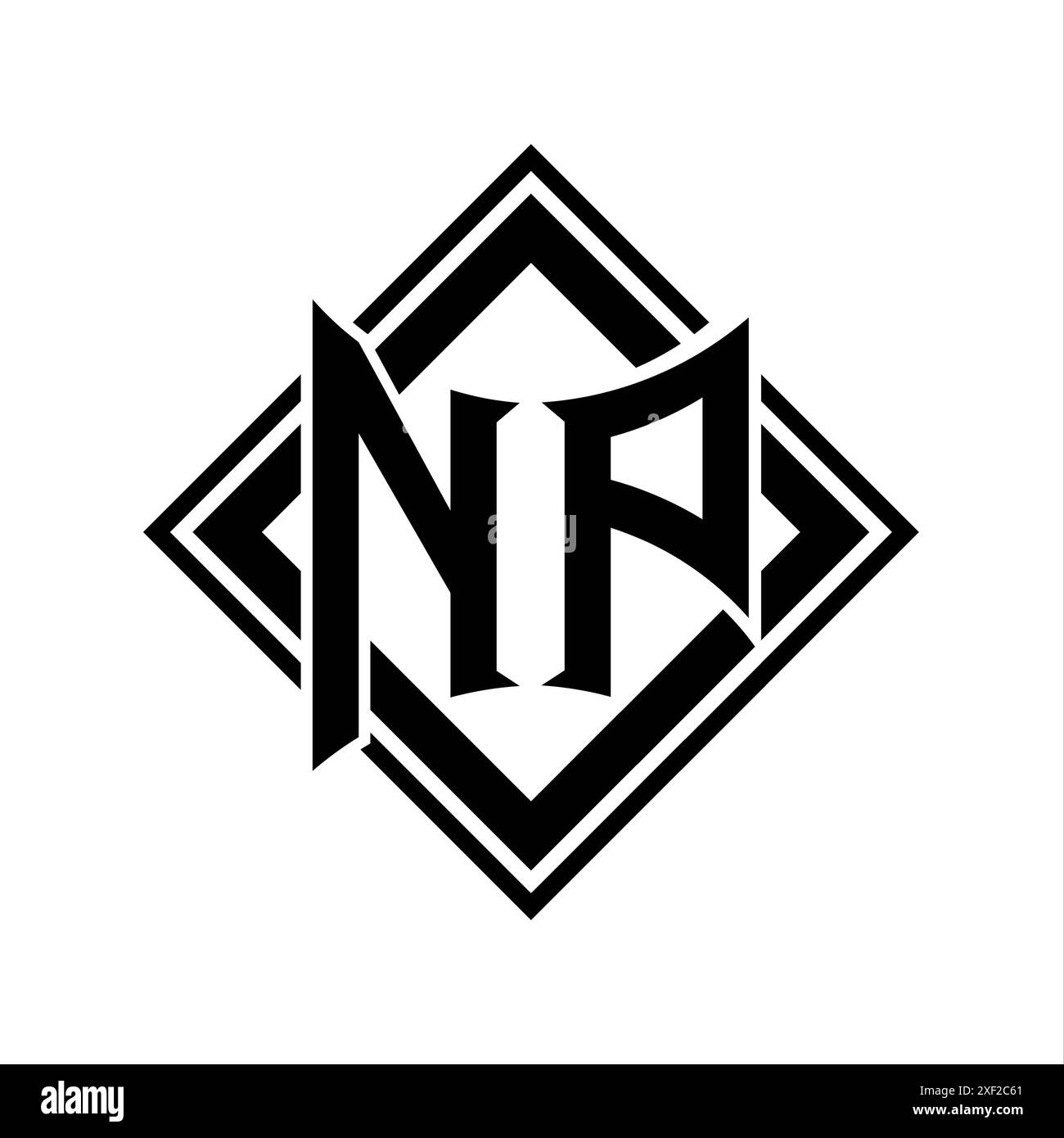 Np logo design hi-res stock photography and images - Alamy