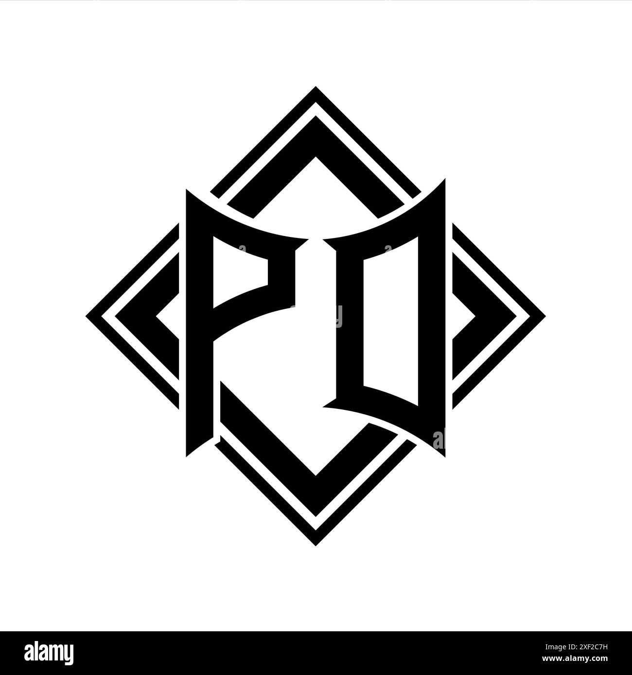 Pd logo design Black and White Stock Photos & Images - Alamy