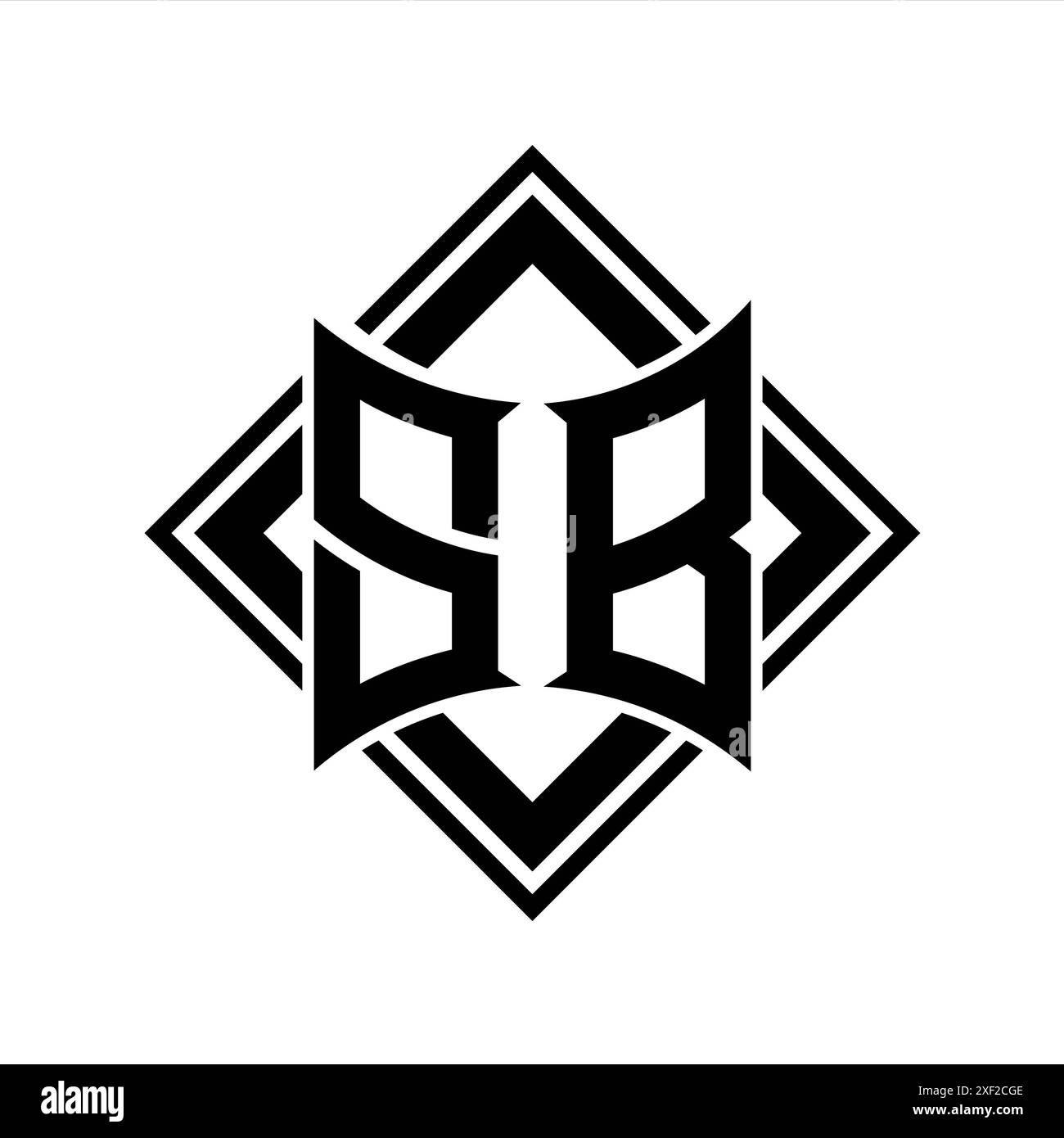 Letter sb logo hi-res stock photography and images - Alamy