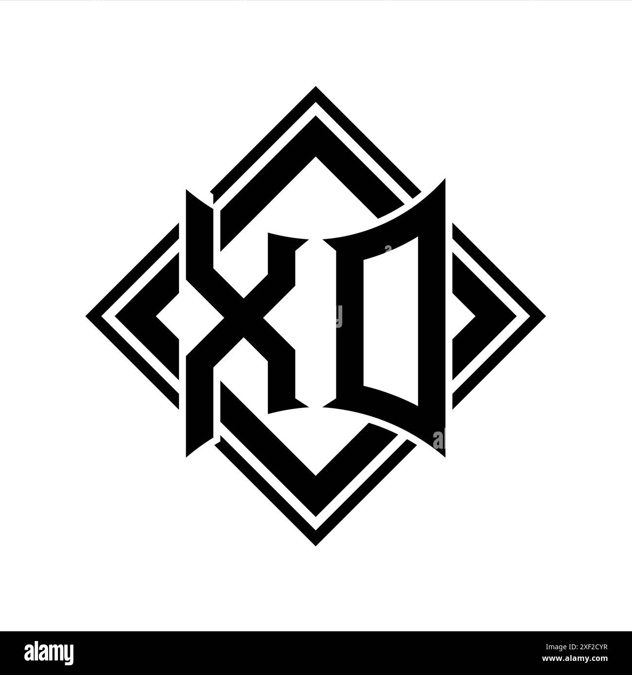 Xd logo design Black and White Stock Photos & Images - Alamy