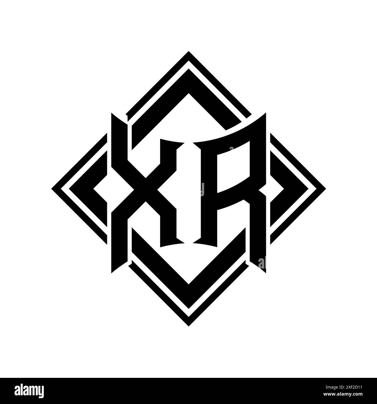 Letter xr logo hi-res stock photography and images - Alamy