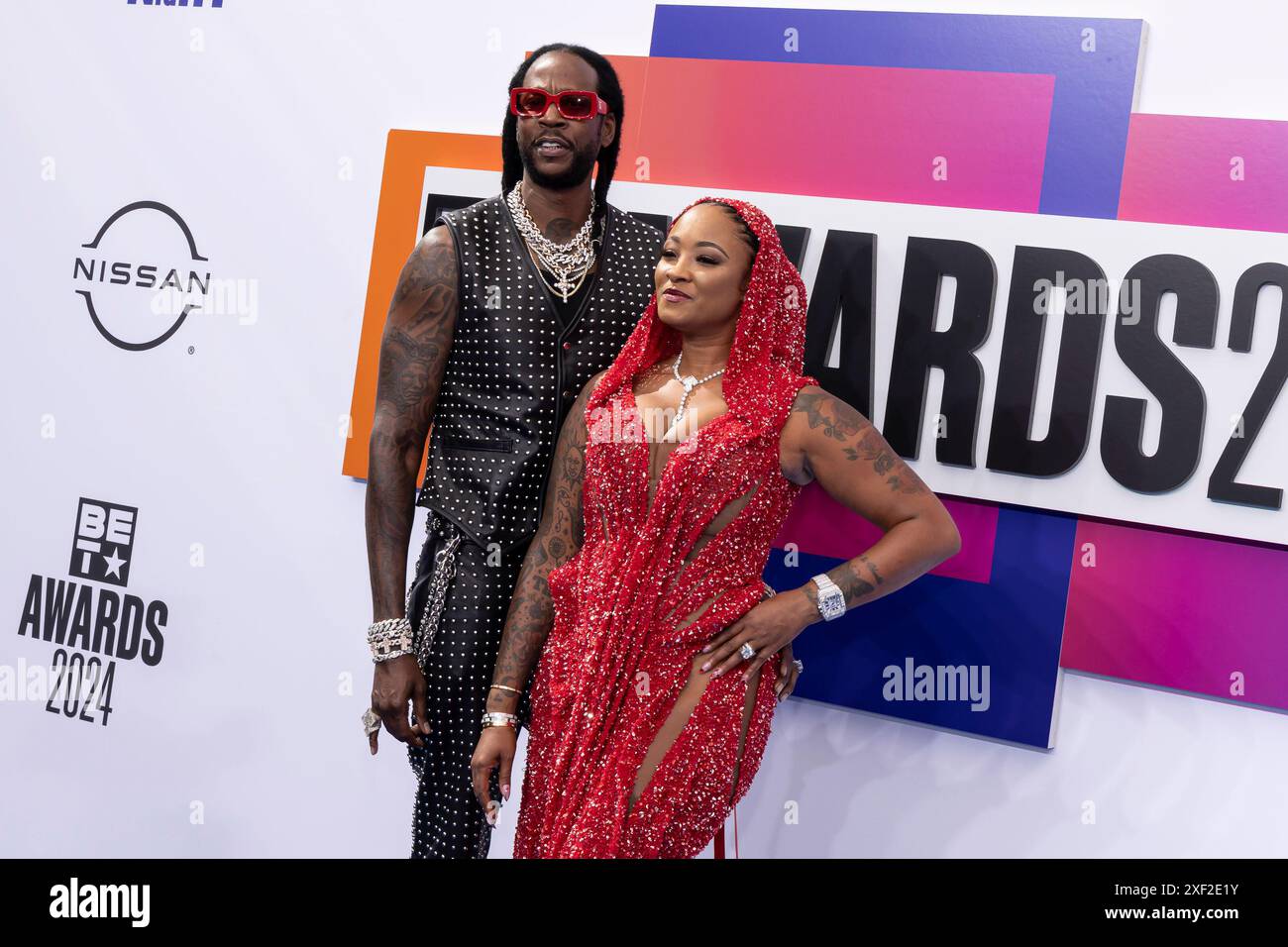 Los Angeles, USA. 30th June, 2024. 2 Chainz and Kesha Ward attend the ...