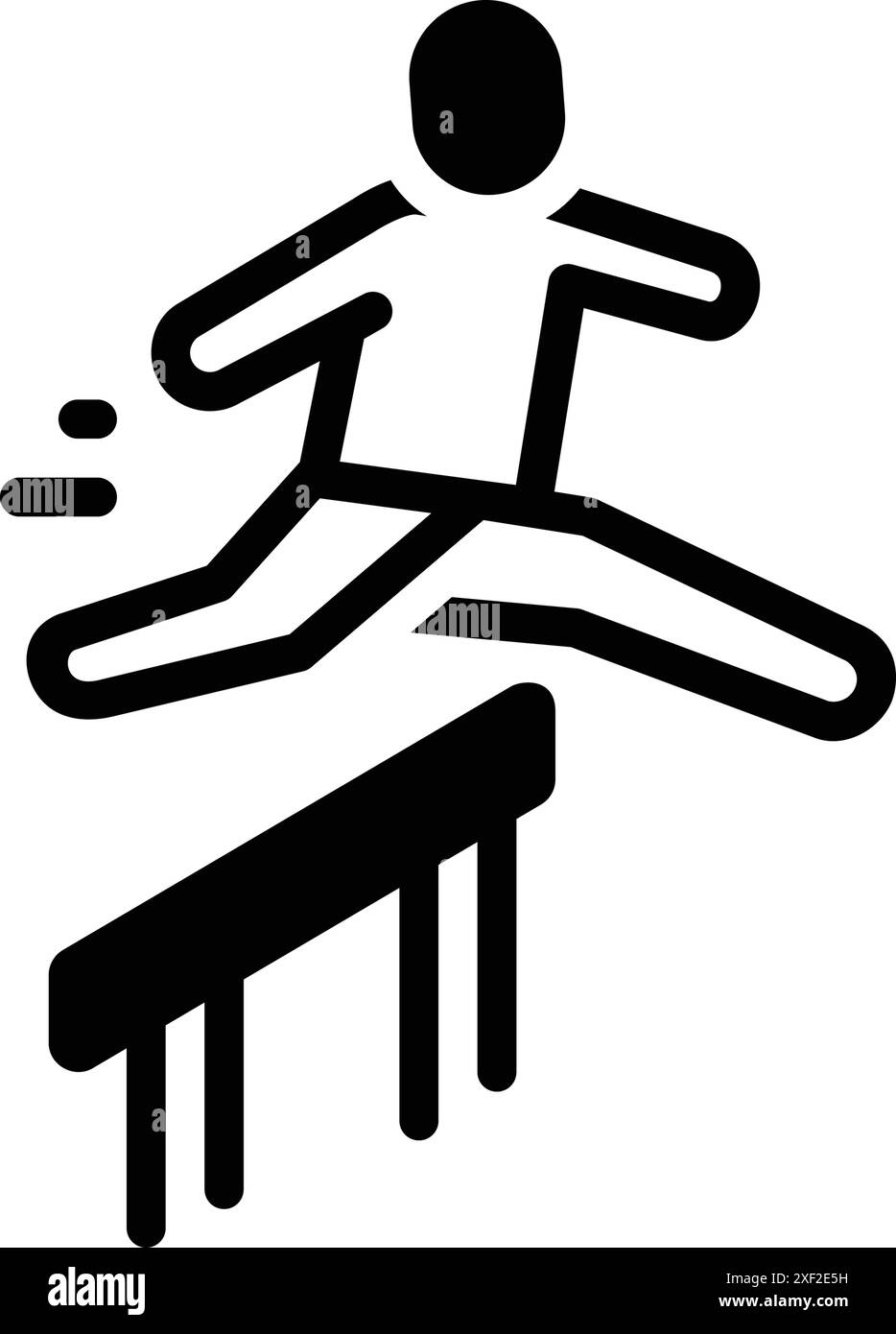 Hurdle race run Black and White Stock Photos & Images - Alamy