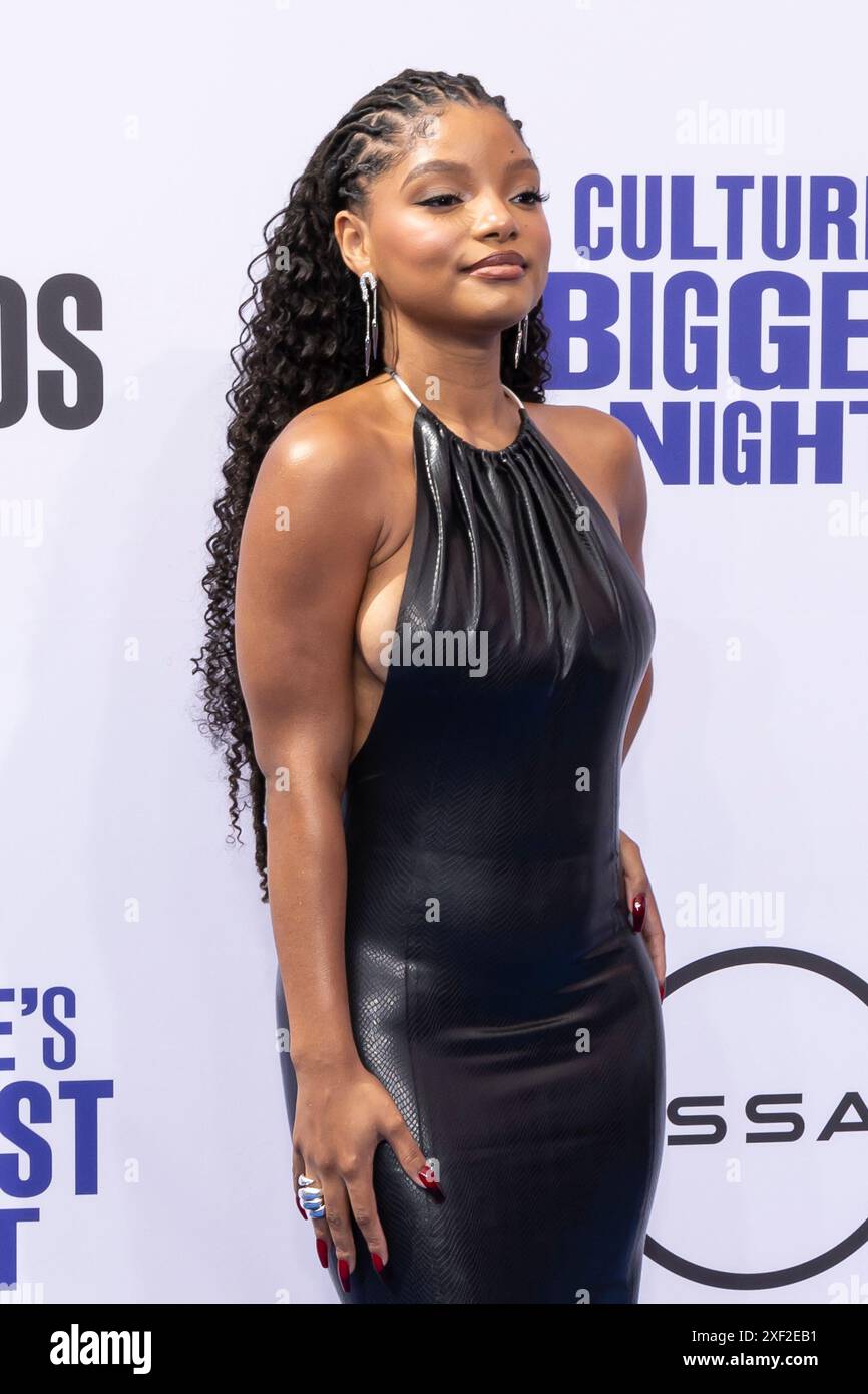 Los Angeles, USA. 30th June, 2024. Halle Bailey attends the arrivals of ...