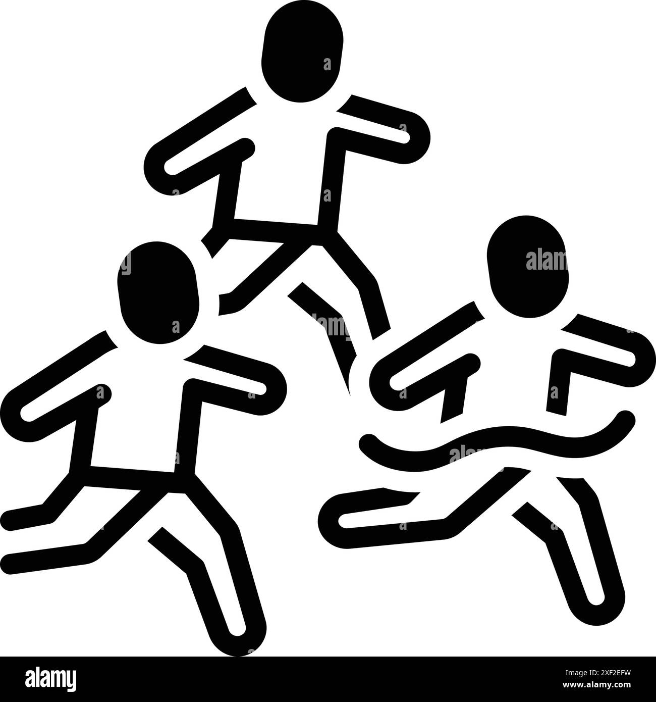 Marathon contestant Stock Vector Images - Alamy