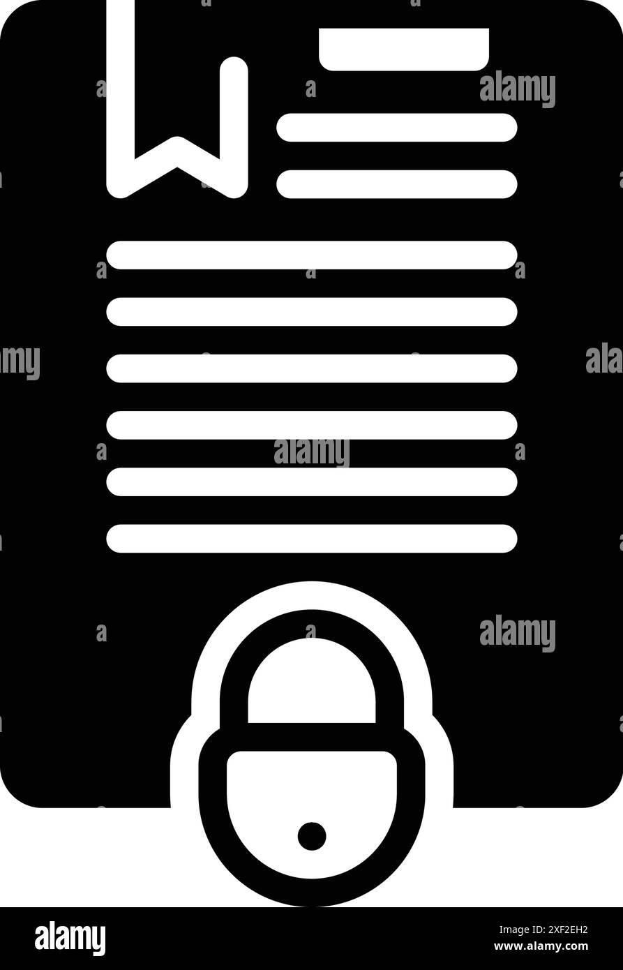 Confidential document vector Black and White Stock Photos & Images - Alamy