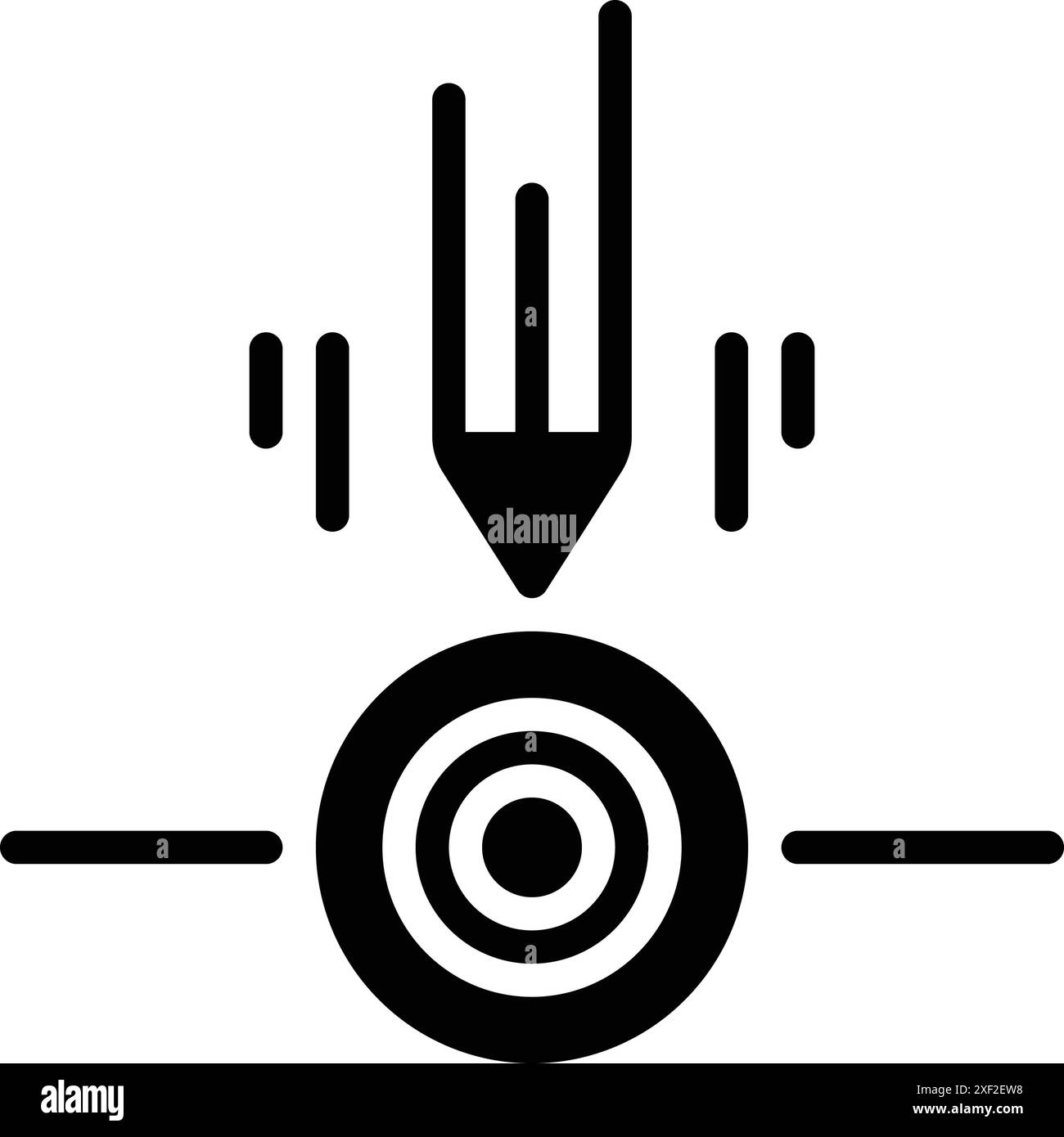 Objectives vector vectors Black and White Stock Photos & Images - Alamy