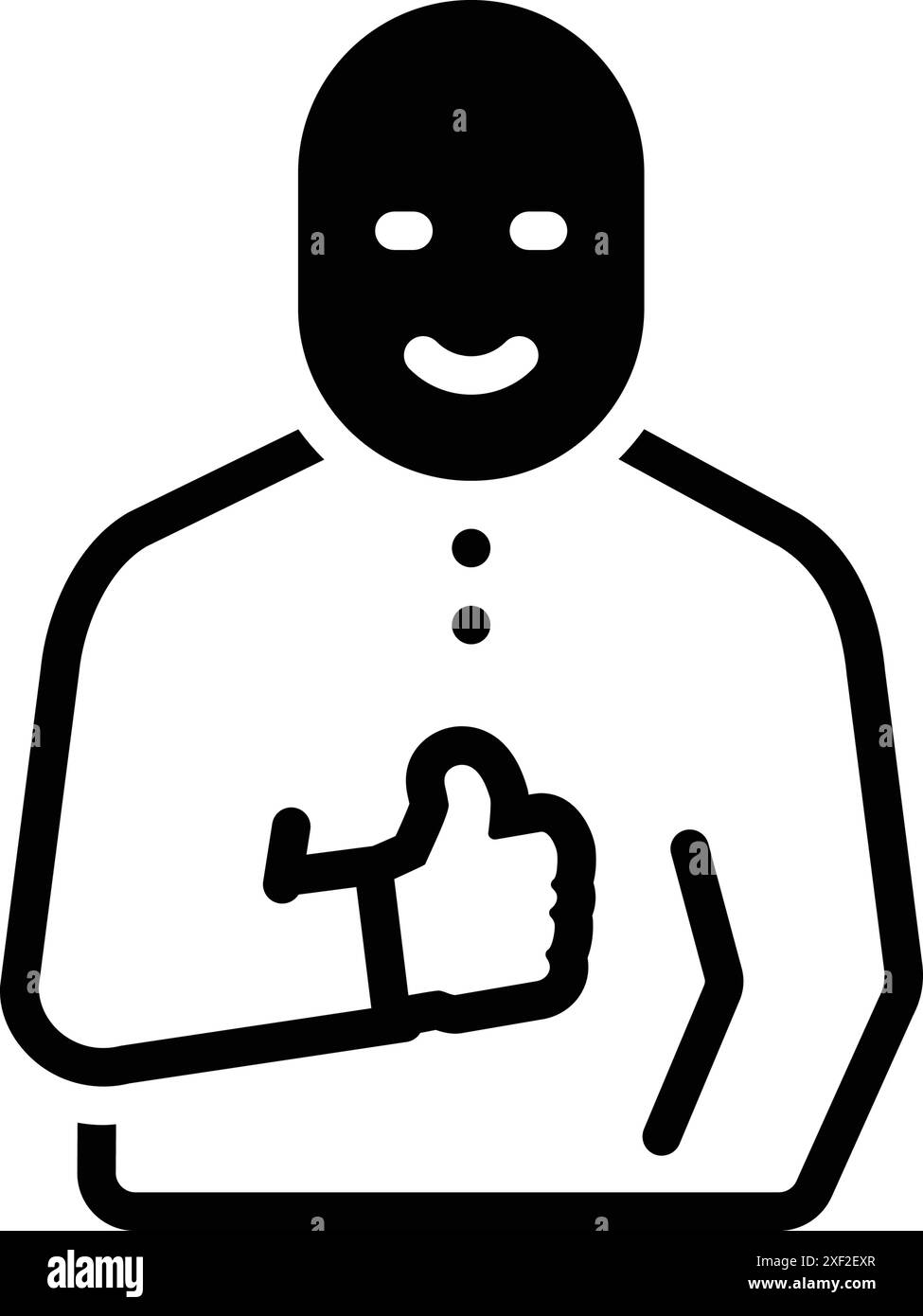 Icon for positive body language, positive Stock Vector Image & Art - Alamy