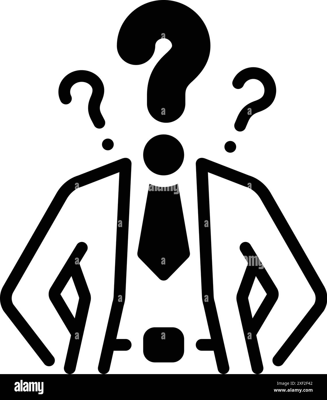 Doubt questioning Stock Vector Images - Alamy