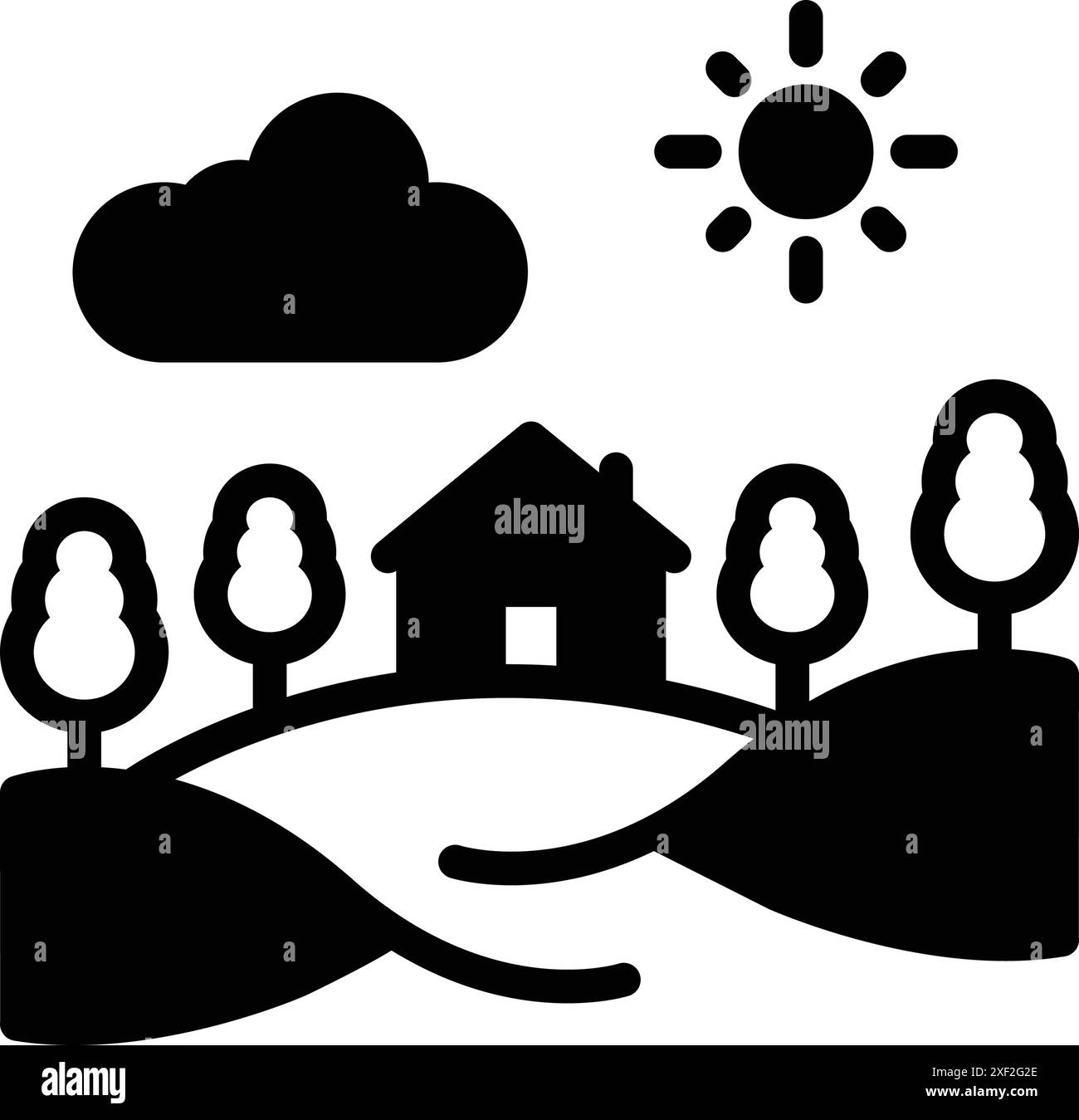 Icon for village, pueblo Stock Vector Image & Art - Alamy