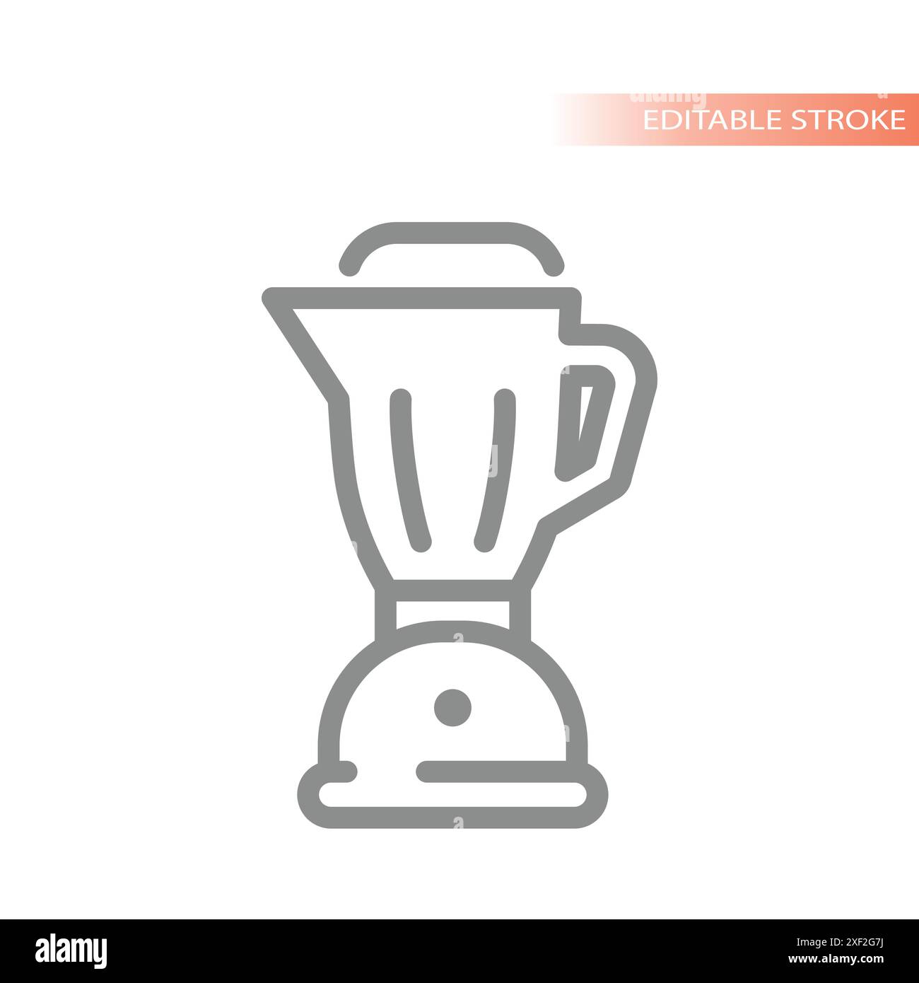 Blender line vector icon. Smoothie maker outline symbol Stock Vector ...