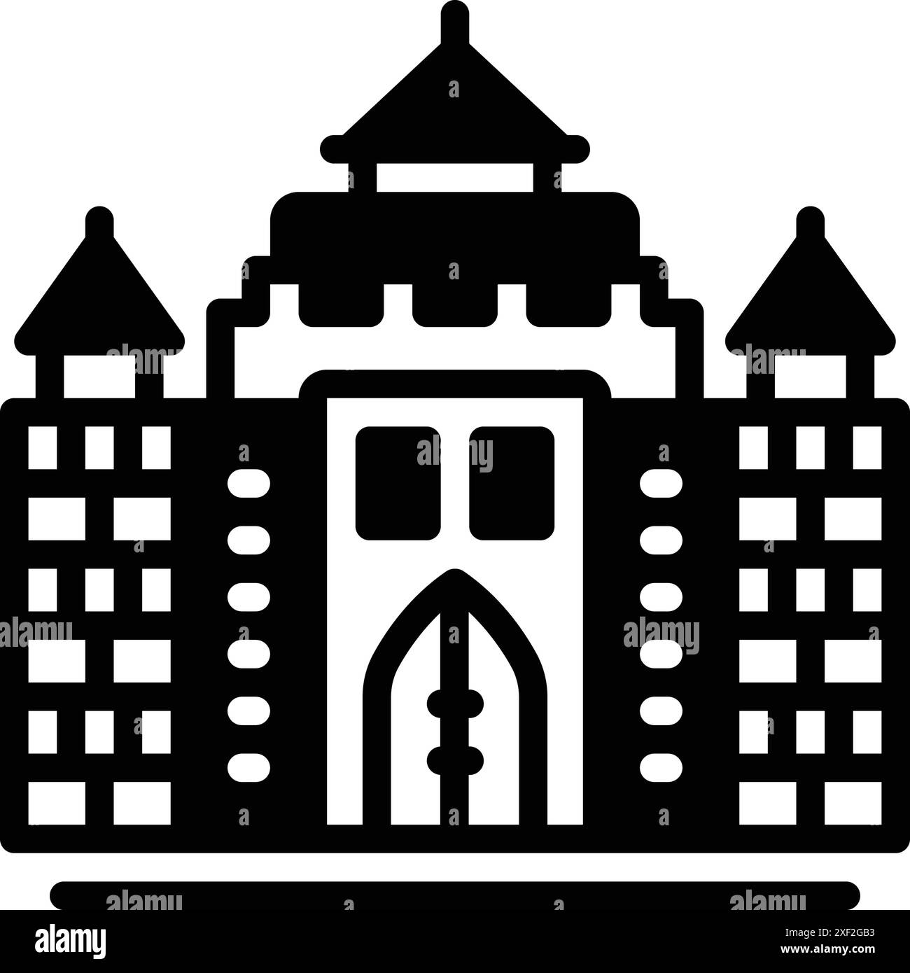 Icon for castle, chateau Stock Vector Image & Art - Alamy
