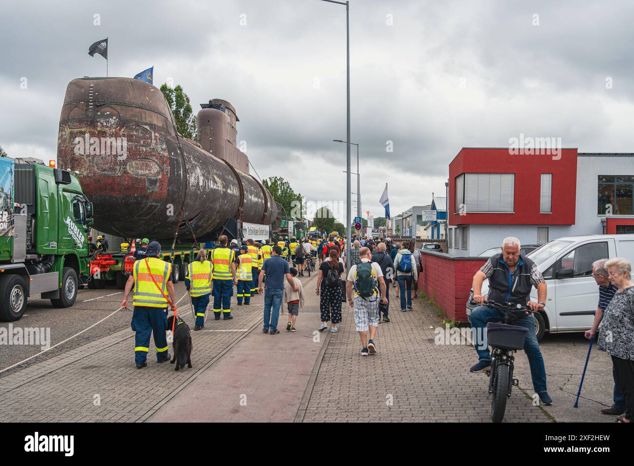 Speyer, Germany. 30th June, 2024. Heavy transport moving through ...
