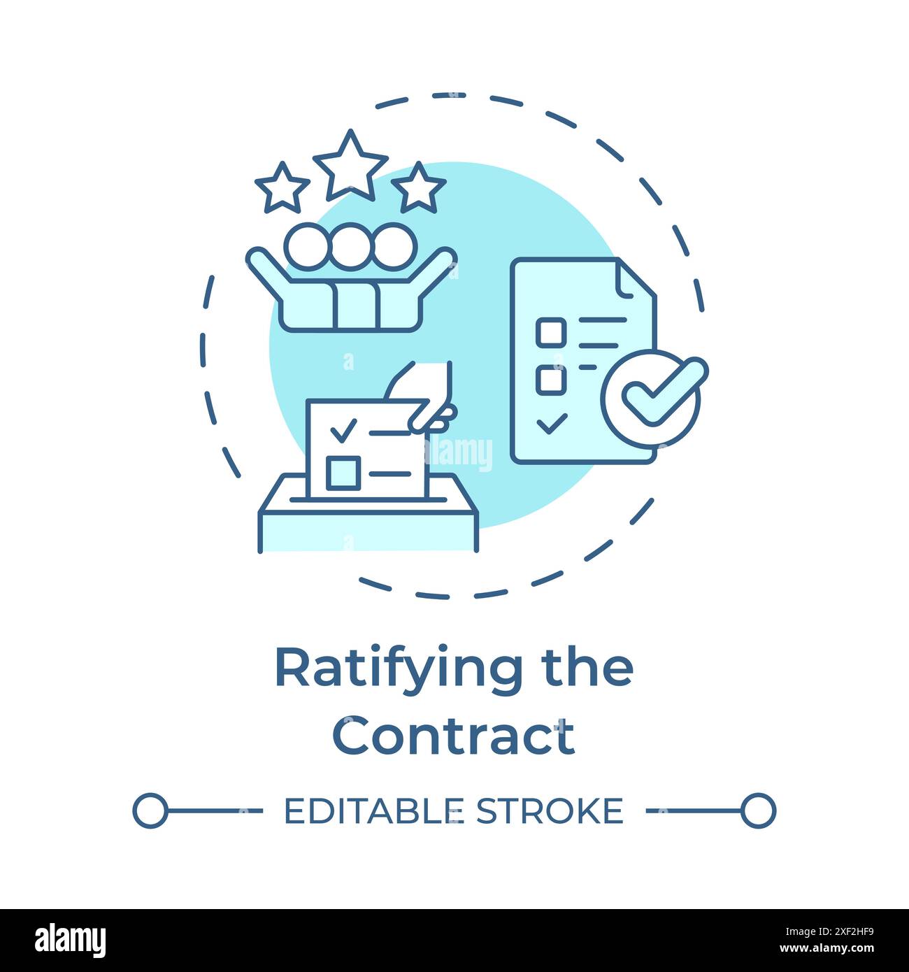 Ratifying the contract soft blue concept icon Stock Vector Image & Art ... Ratifying the contract soft blue concept icon Stock Vector Image & Art ...