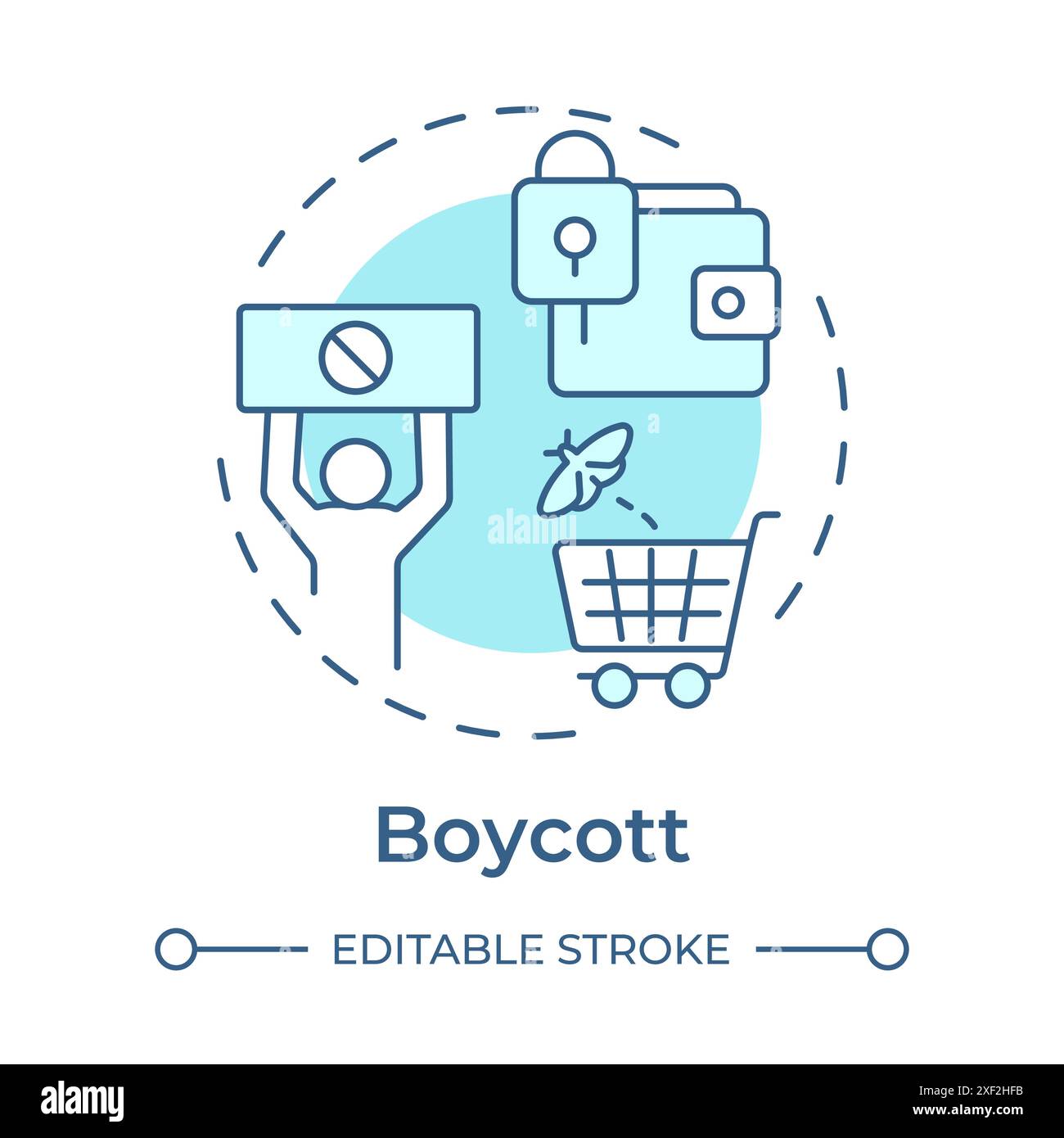 Boycott soft blue concept icon Stock Vector Image & Art - Alamy Boycott soft blue concept icon Stock Vector Image & Art - Alamy