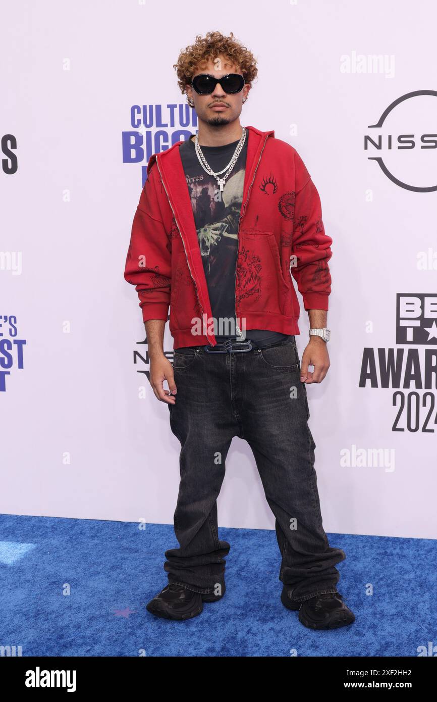 Los Angeles, USA. 30th June, 2024. RiotUSA attends the 2024 BET Awards ...